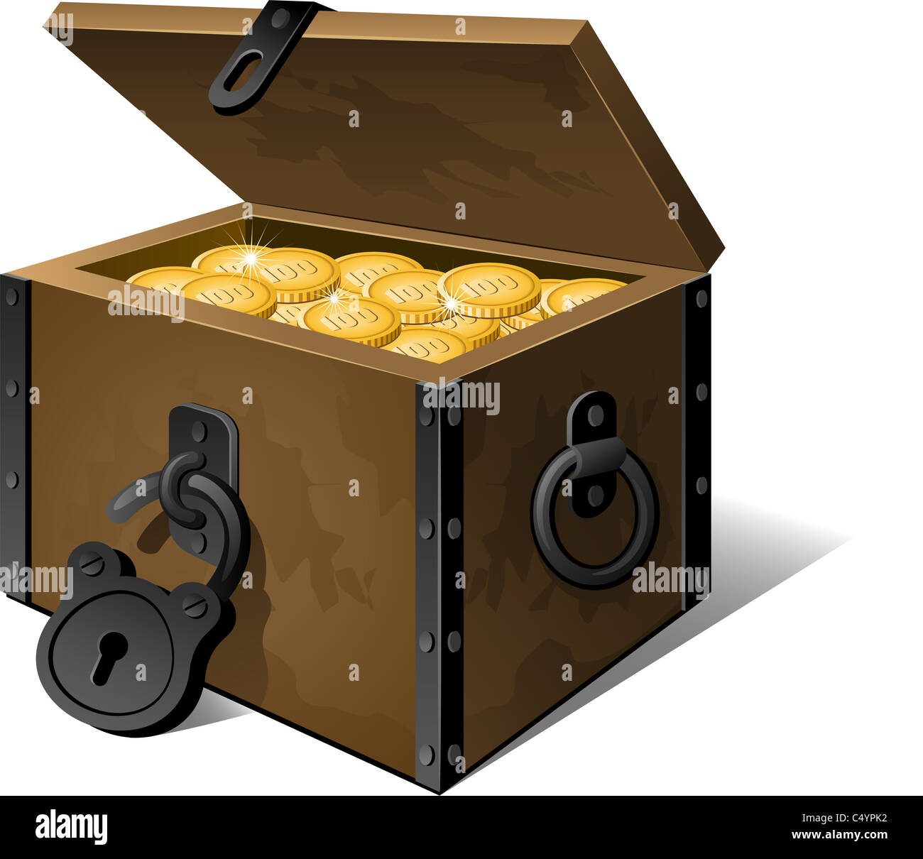 Treasure chest money full hi-res stock photography and images - Alamy