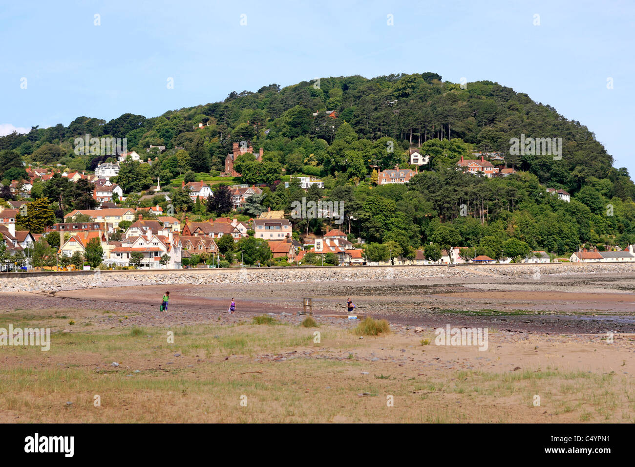 Seafront and beach at Minehead Somerset Stock Photo - Alamy