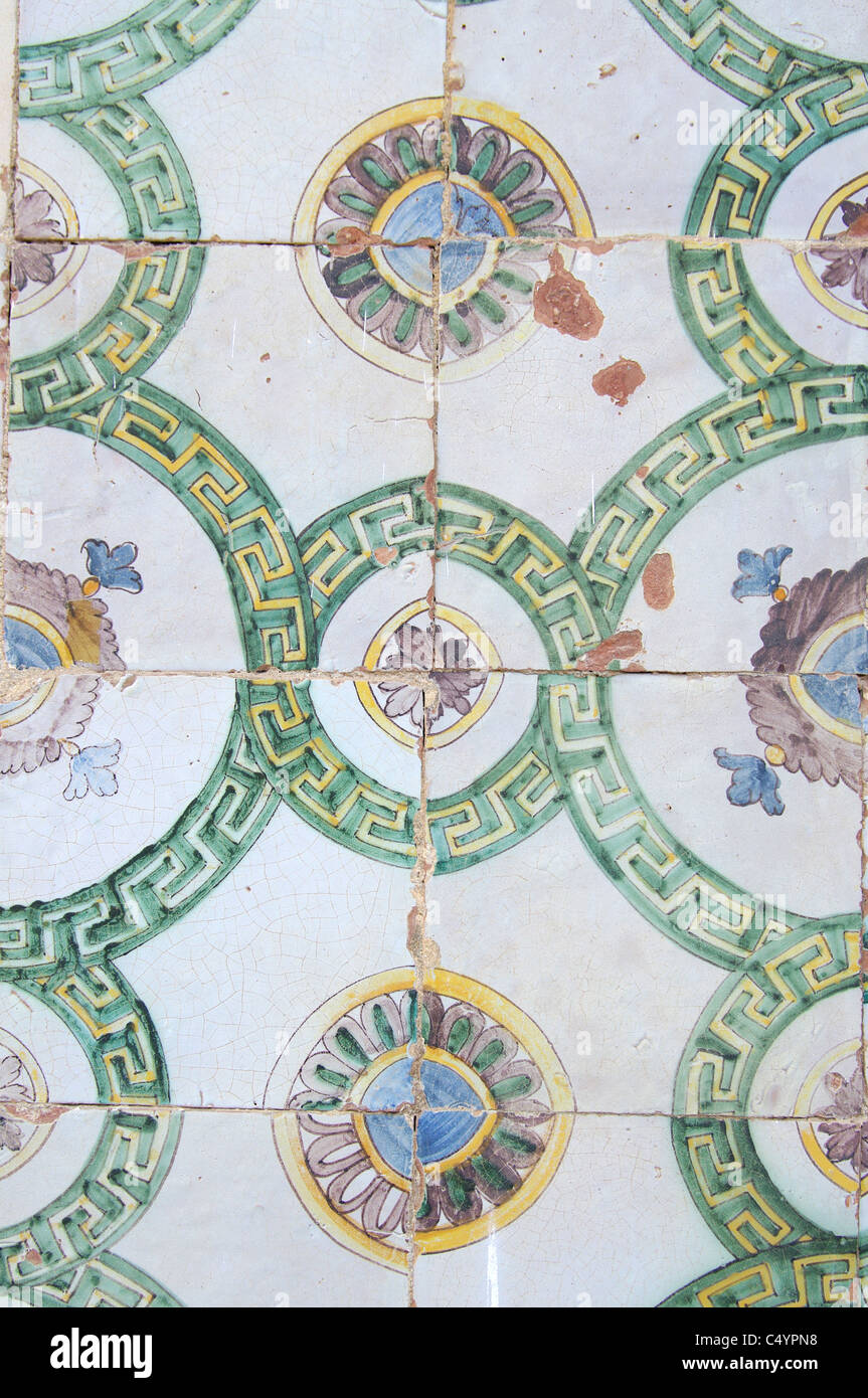 Old ceramic wall Stock Photo - Alamy