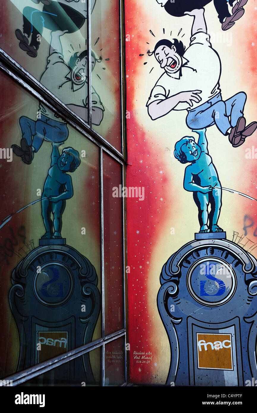 Cartoon mural hi-res stock photography and images - Alamy