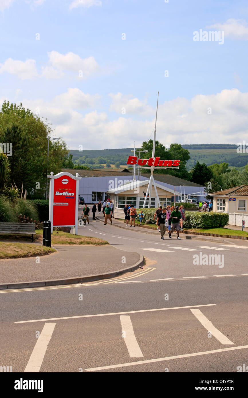 Butlins Holiday camp at Minehead in Somerset Stock Photo - Alamy