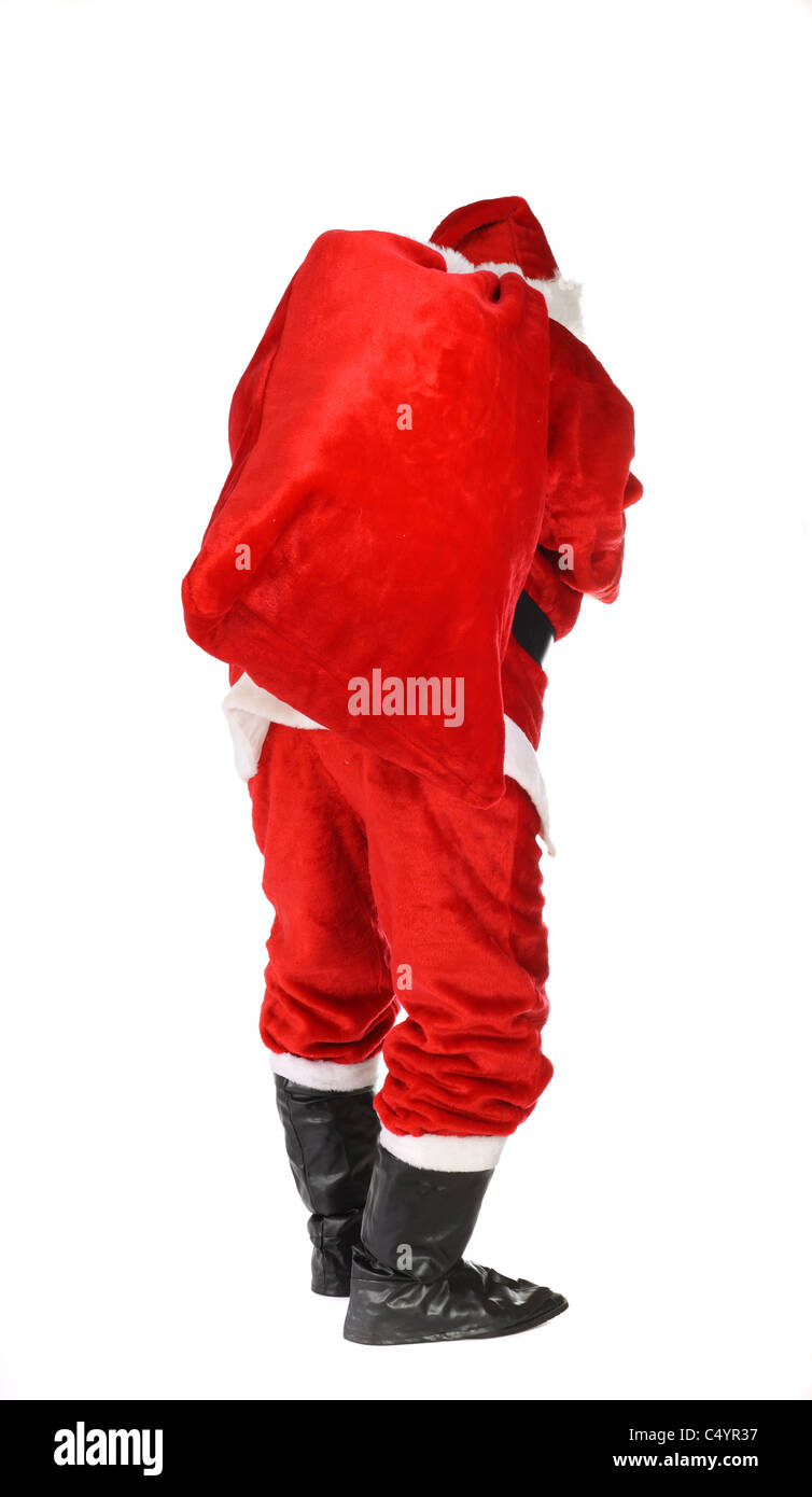 Santa Claus, photo on the white background Stock Photo - Alamy