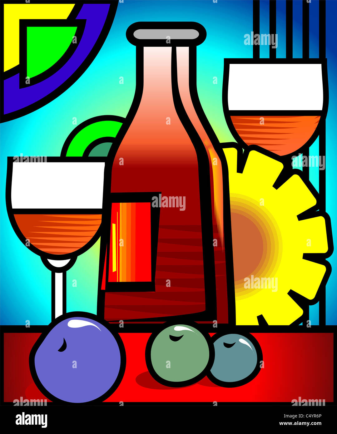 goblet of wine Stock Photo - Alamy