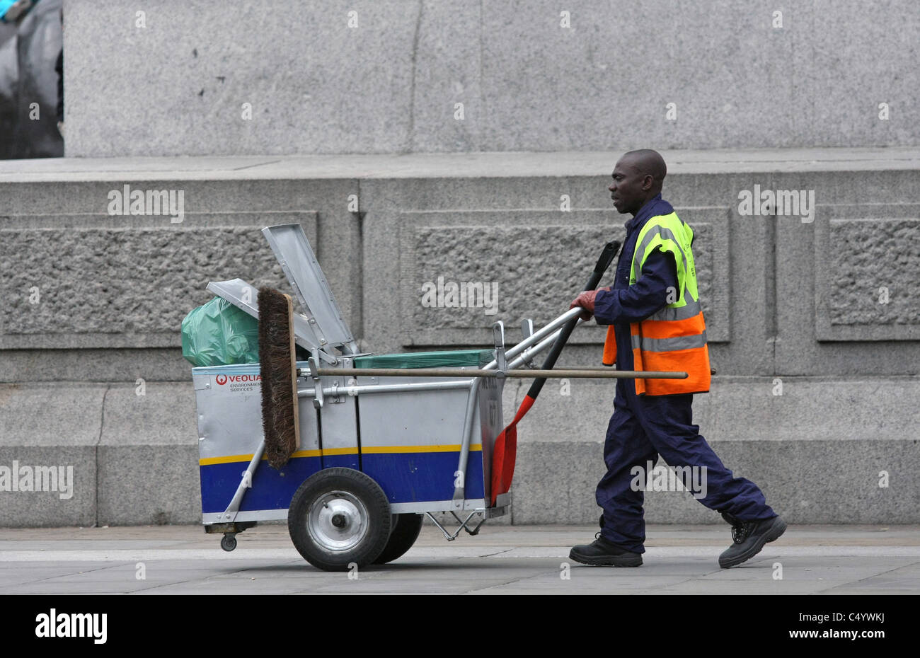 Road sweeper cart hi-res stock photography and images - Alamy