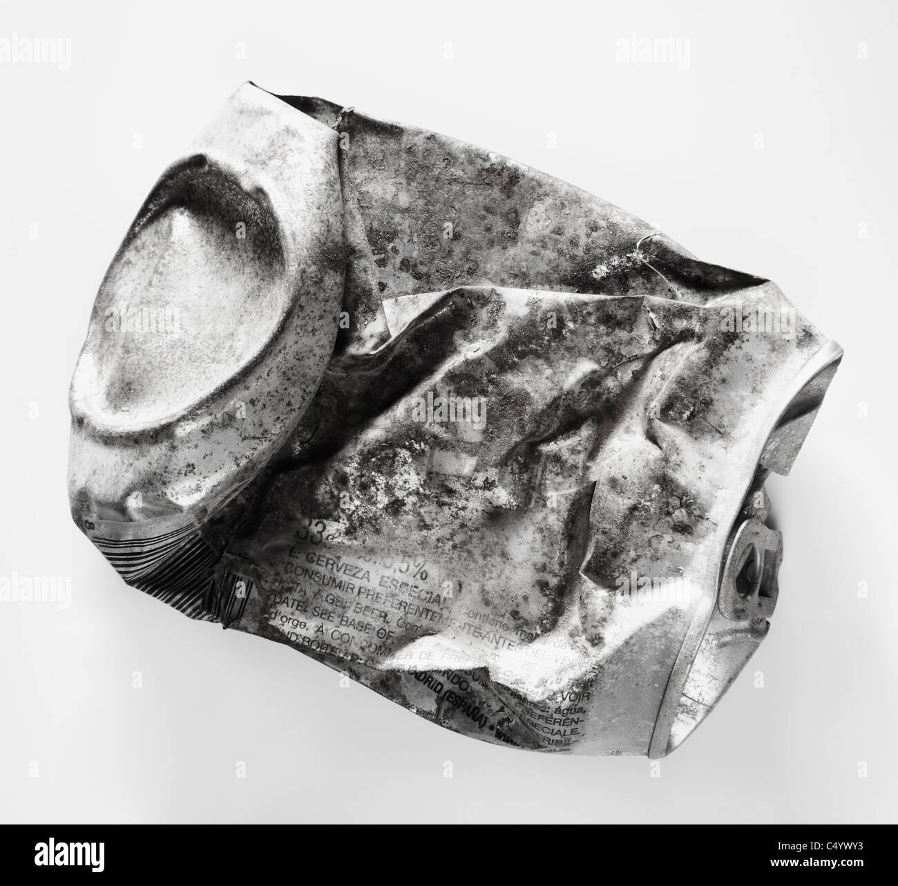 Flattened tin can hi-res stock photography and images - Alamy