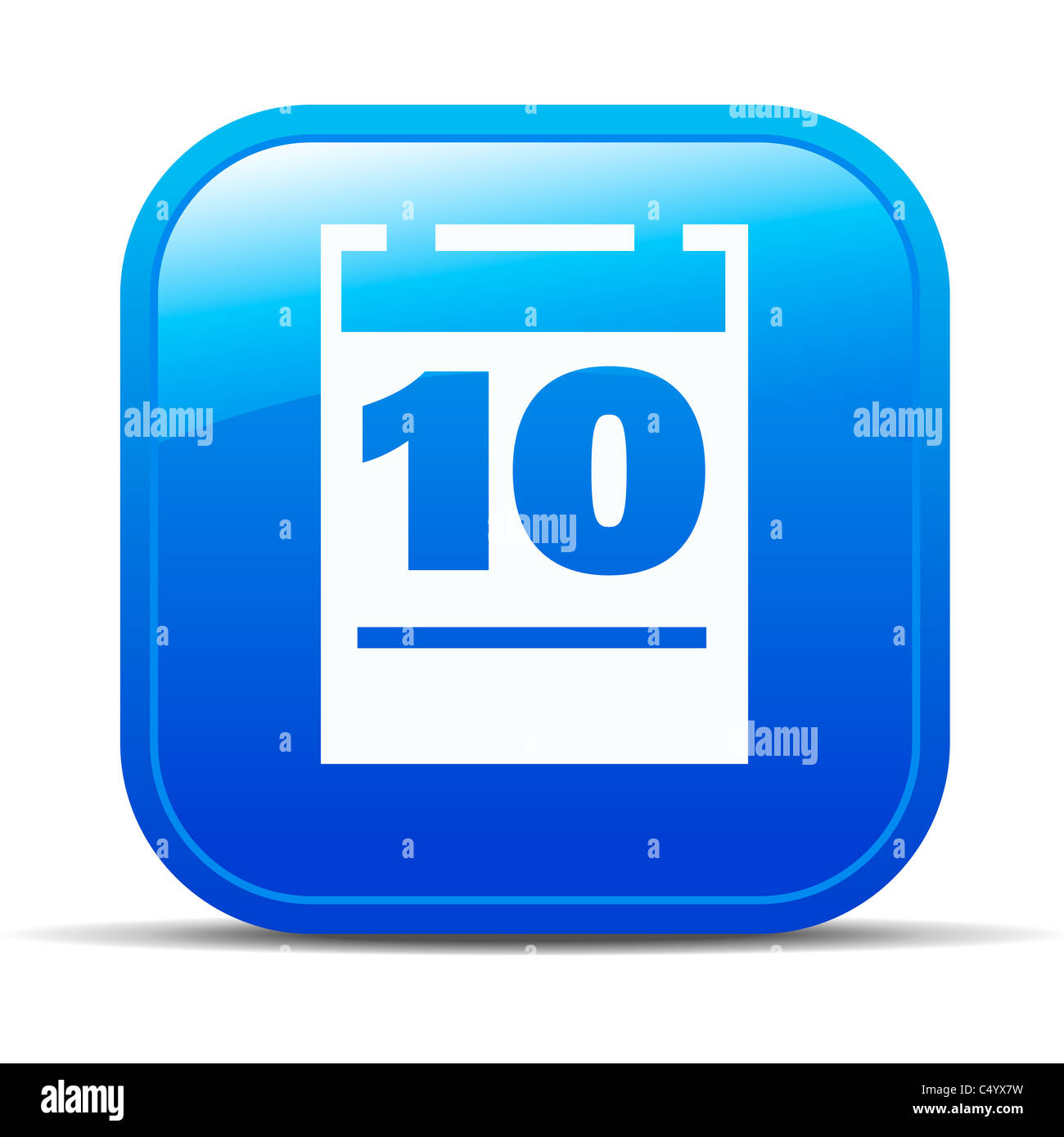 Date Calendar Internet button Icon App Apps Stock Photo - Alamy