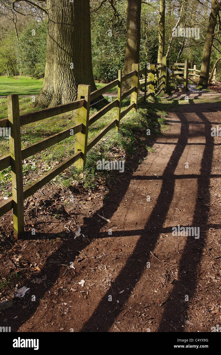 A gate on a footpath Stock Photo - Alamy