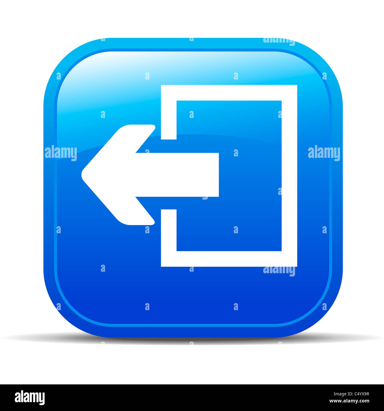 Document Download Internet button Icon App apps Stock Photo - Alamy
