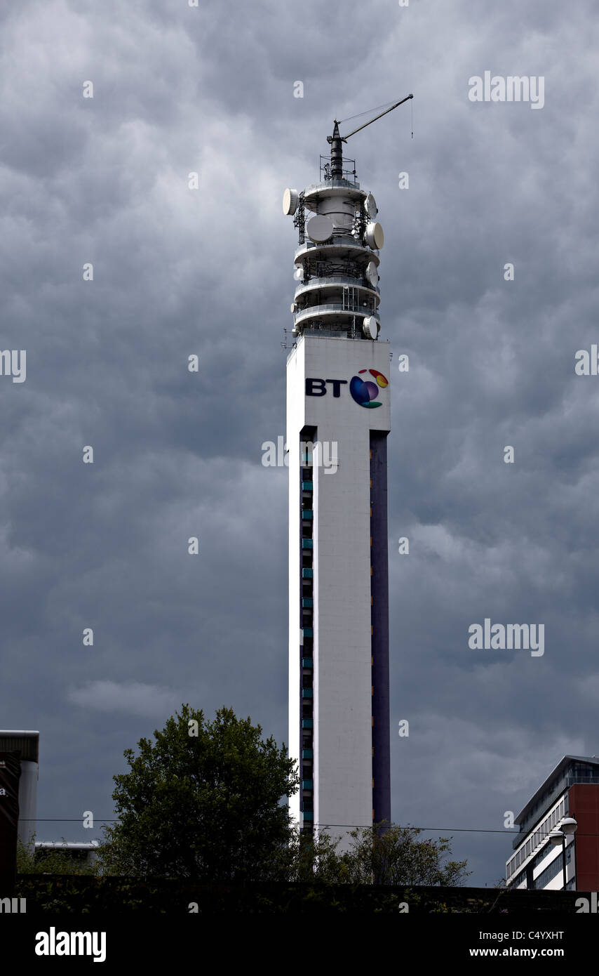 BT tower in Birmingham UK Stock Photo - Alamy