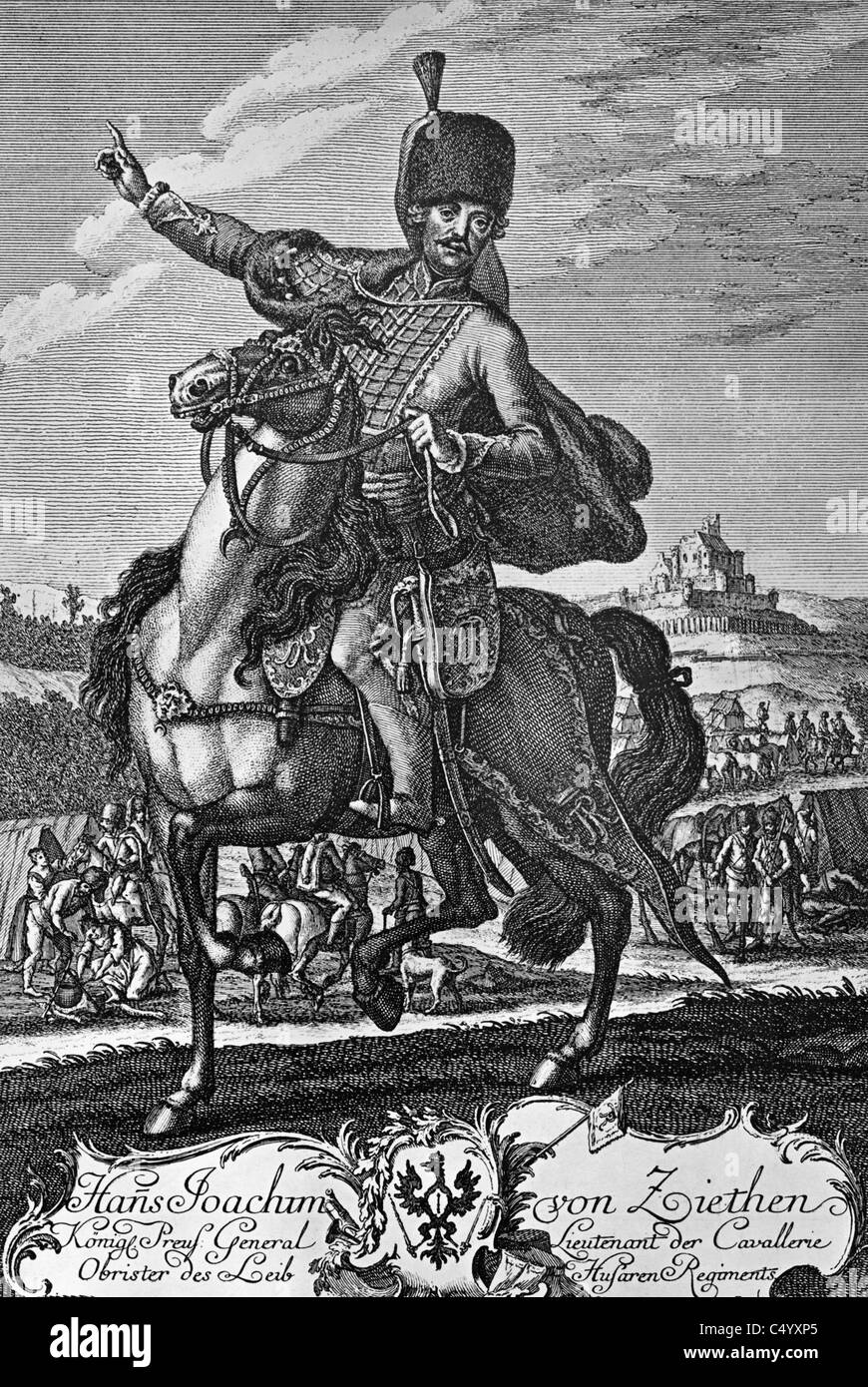 Hans Joachim von Zieten Stock Photo - Alamy