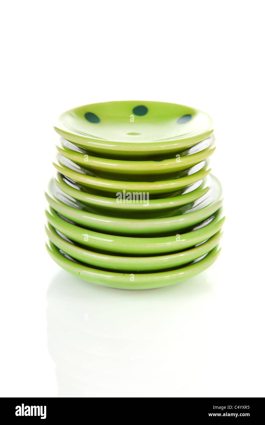 Pile of plates hi-res stock photography and images - Alamy