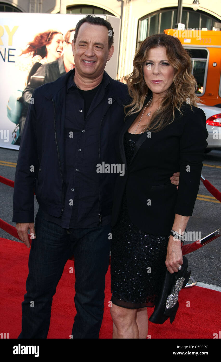 TOM HANKS RITA WILSON LARRY CROWNE. WORLD PREMIERE HOLLYWOOD LOS ...