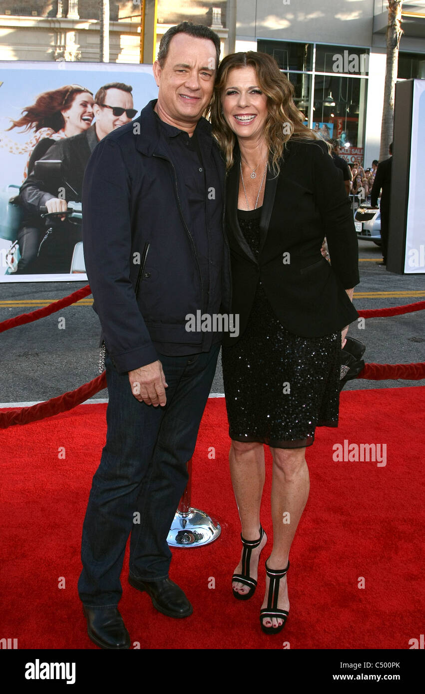 TOM HANKS RITA WILSON LARRY CROWNE. WORLD PREMIERE HOLLYWOOD LOS ...