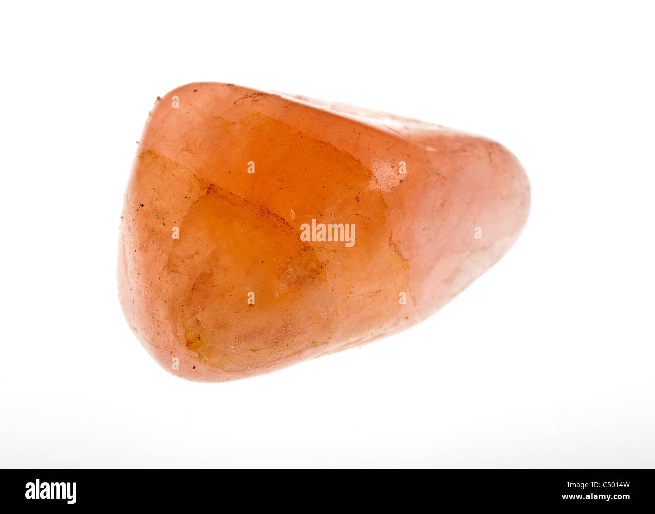 Cutout carnelian gemstone on white hi-res stock photography and images ...