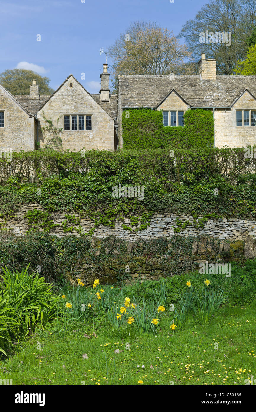 upper slaughter village the cotswolds gloucestershire the midlands ...