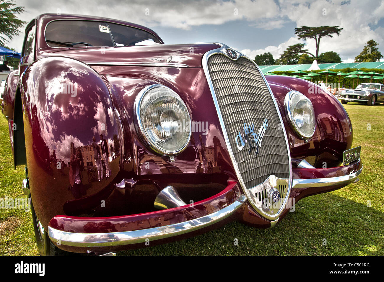 Benito Mussolini's last car -Alfa Romeo Berlinetta Stock Photo - Alamy