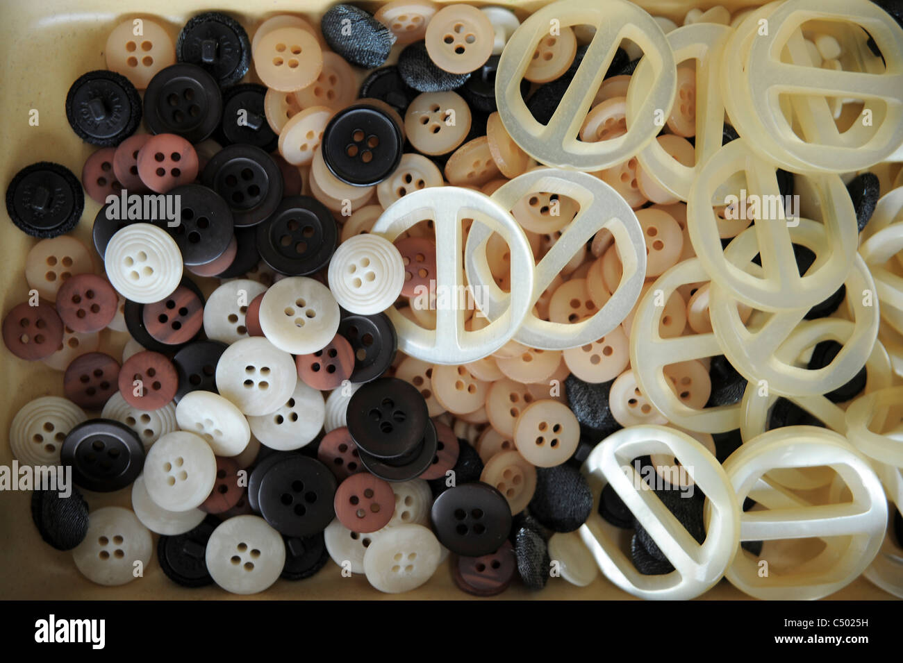 An assortment of buttons Stock Photo - Alamy
