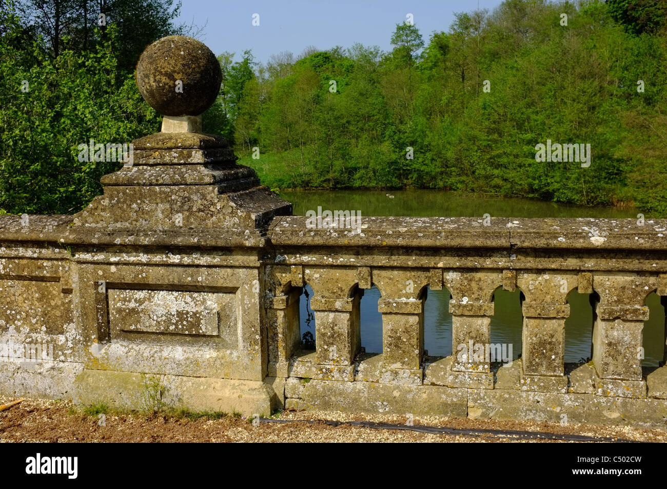 An ornamental bridge on a country estate Stock Photo - Alamy