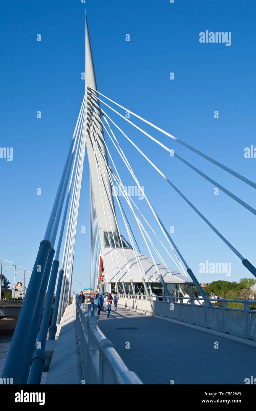 The Esplanade Riel bridge is pictured in Winnipeg Stock Photo - Alamy