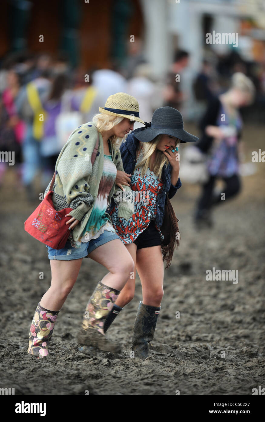 Glastonbury Wellies Stock Photos & Glastonbury Wellies Stock Images - Alamy