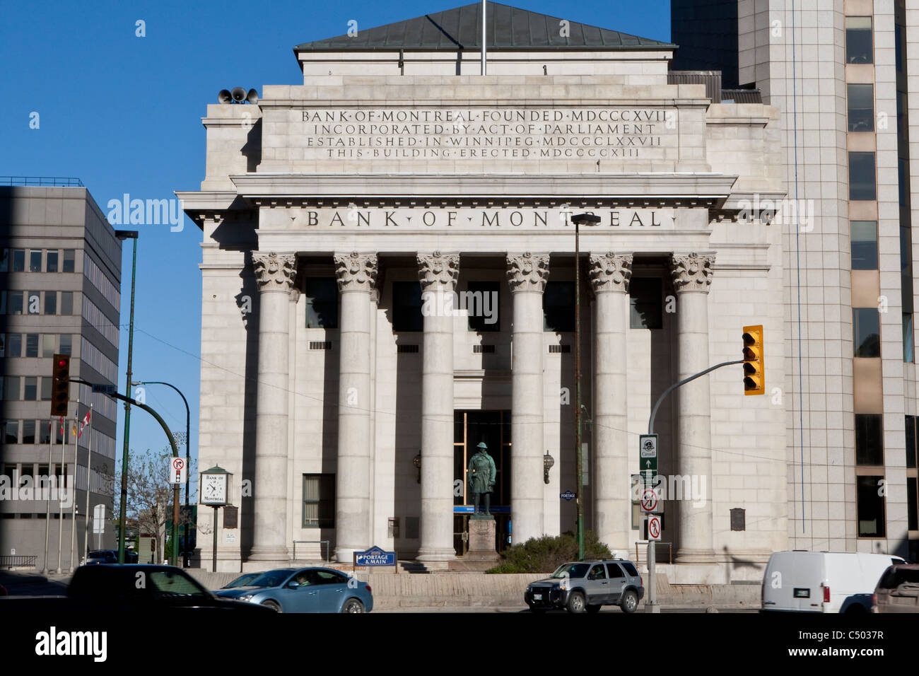 An old Bank of Montreal branch is pictured in Winnipeg Stock Photo - Alamy