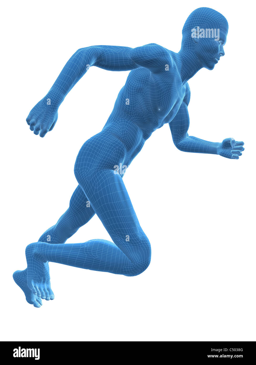 Running man anatomy medical illustration Cut Out Stock Images ...