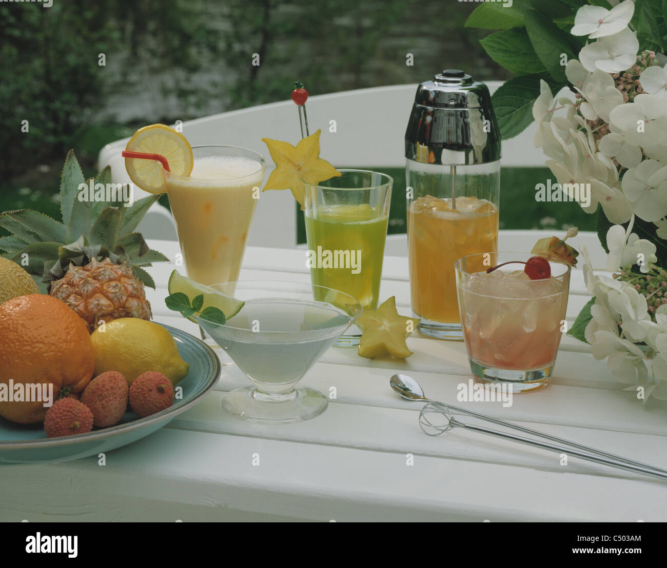 Still: Summer cocktails Stock Photo - Alamy
