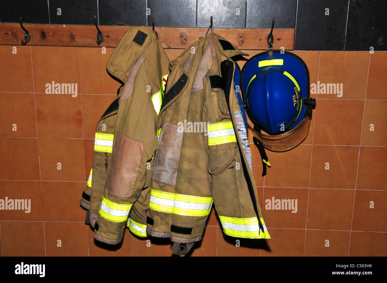 Fireman coats hi-res stock photography and images - Alamy