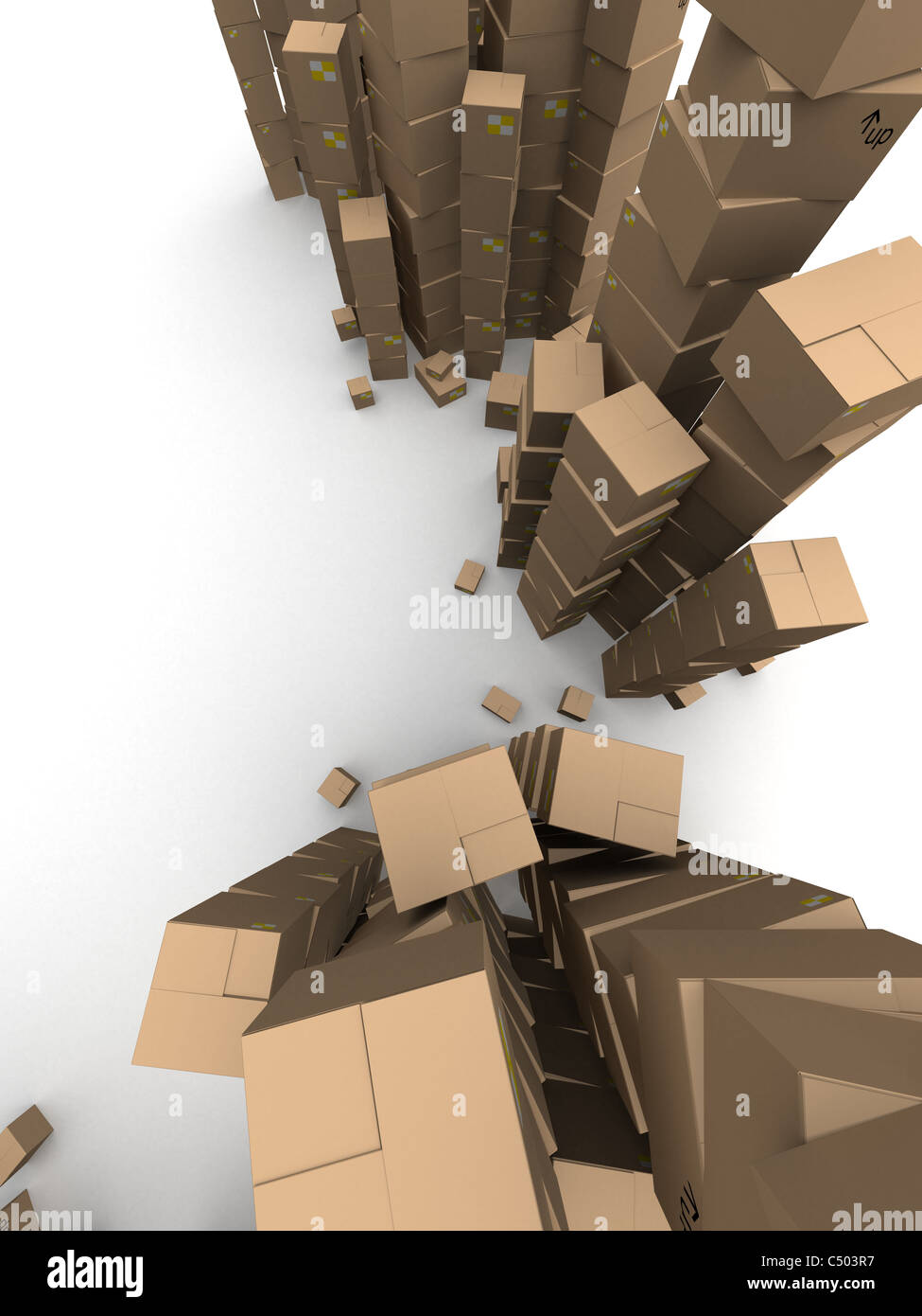 Empty cartons hi-res stock photography and images - Alamy