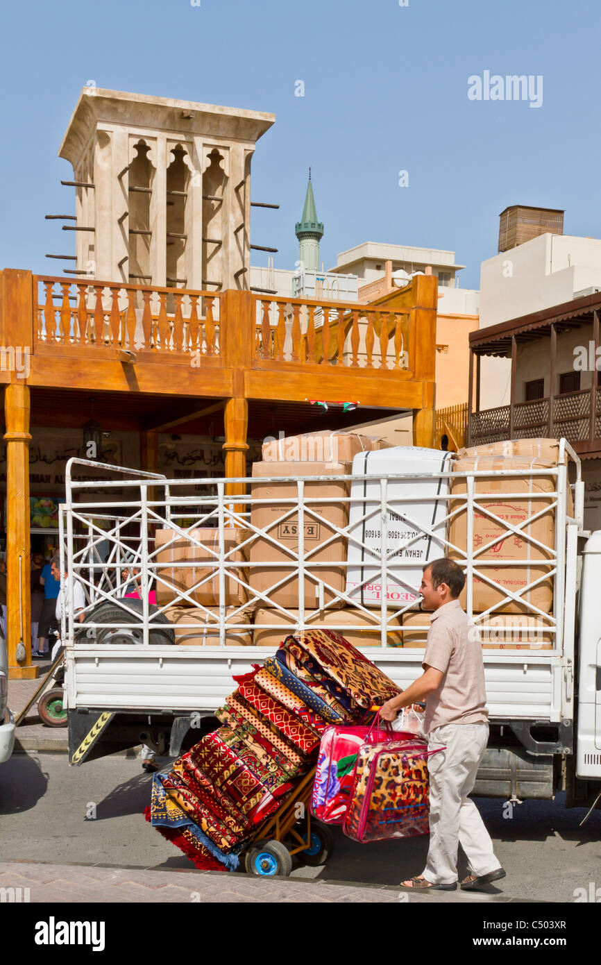 Fresh produce displayed in the spice souq market in Dubai, UAE Stock ...