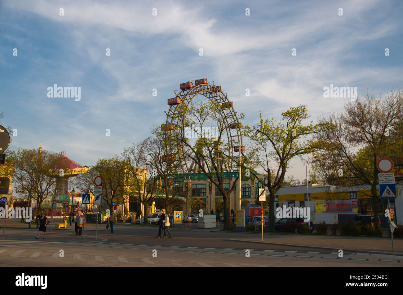 Prater amusement park wurstelprater hi-res stock photography and images ...