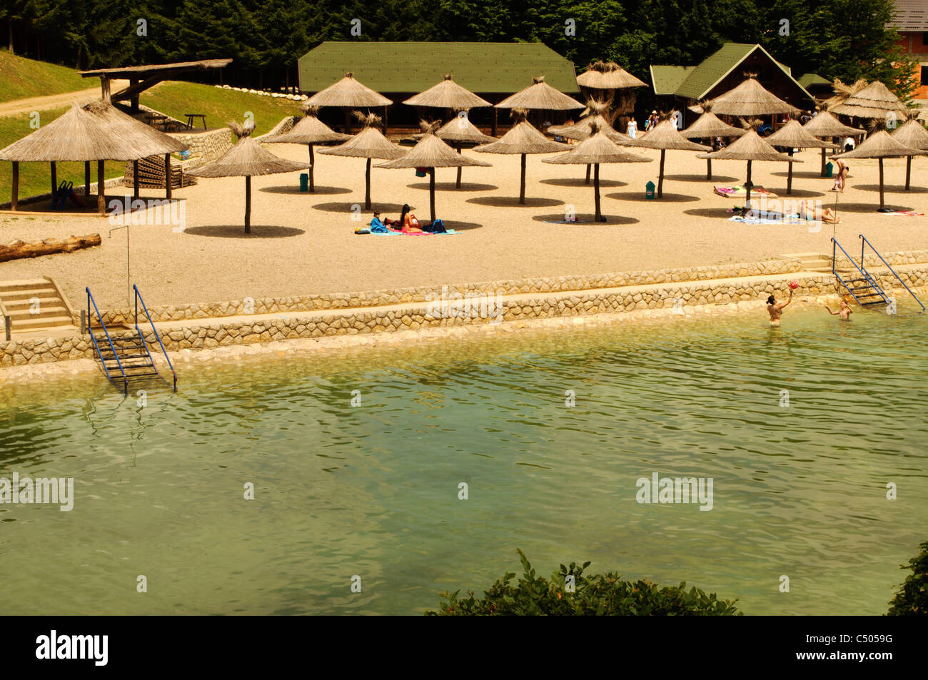 Resort sunny hi-res stock photography and images - Alamy