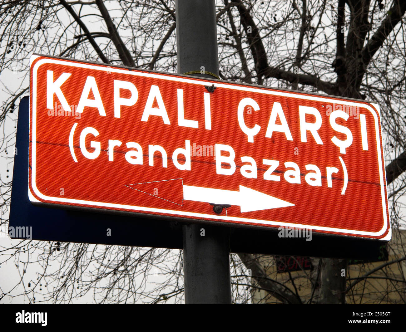 Turkey Istanbul Grand Bazaar market sign Stock Photo - Alamy