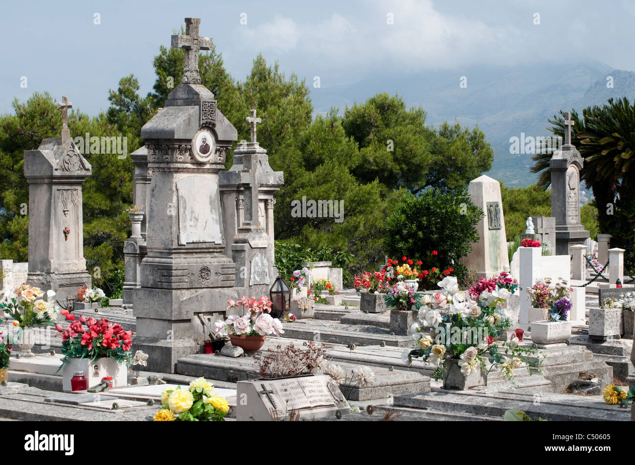 Cavtat cemetery hi-res stock photography and images - Alamy