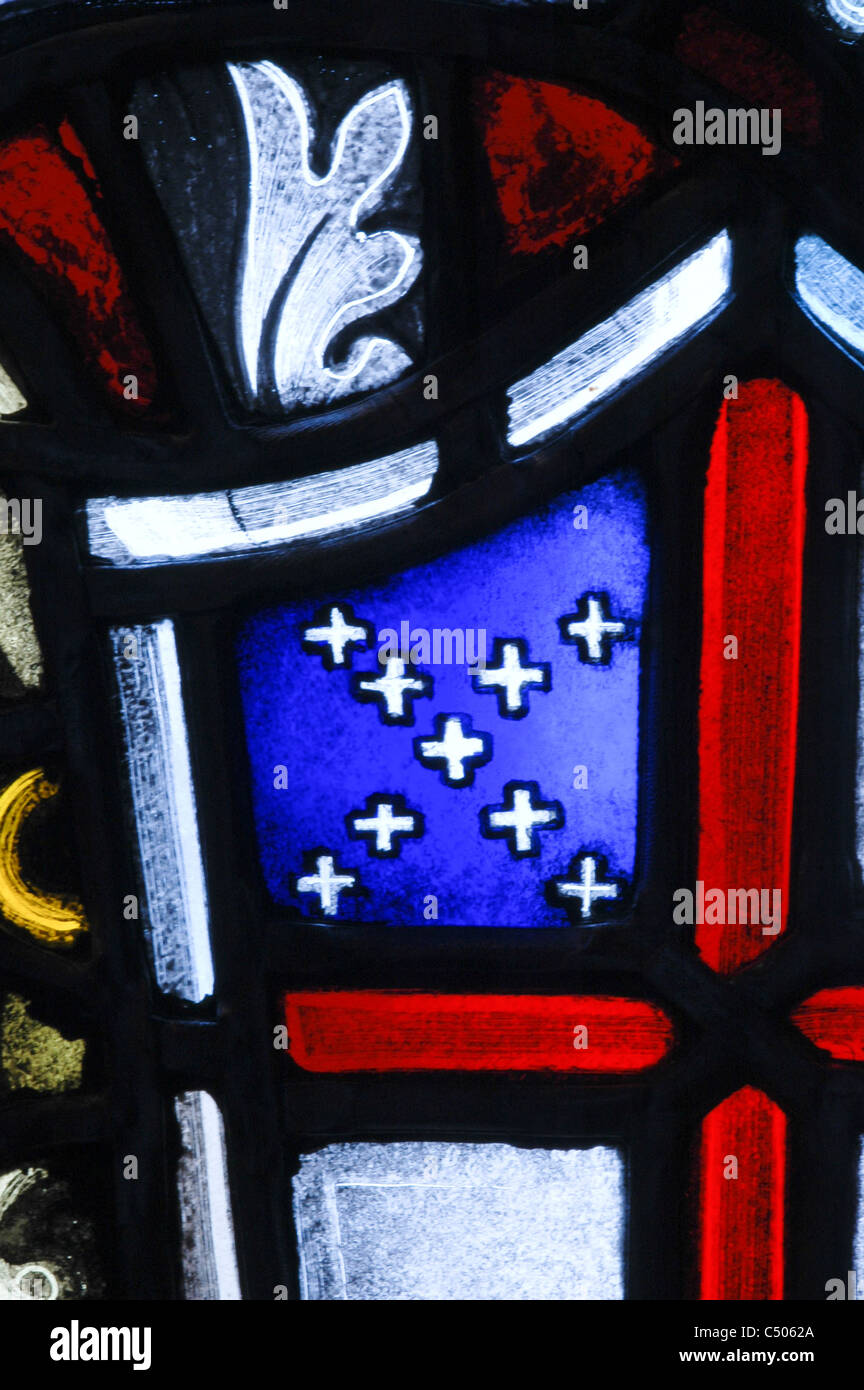 Stained Glass Windows, Close-up Macro Stock Photo - Alamy