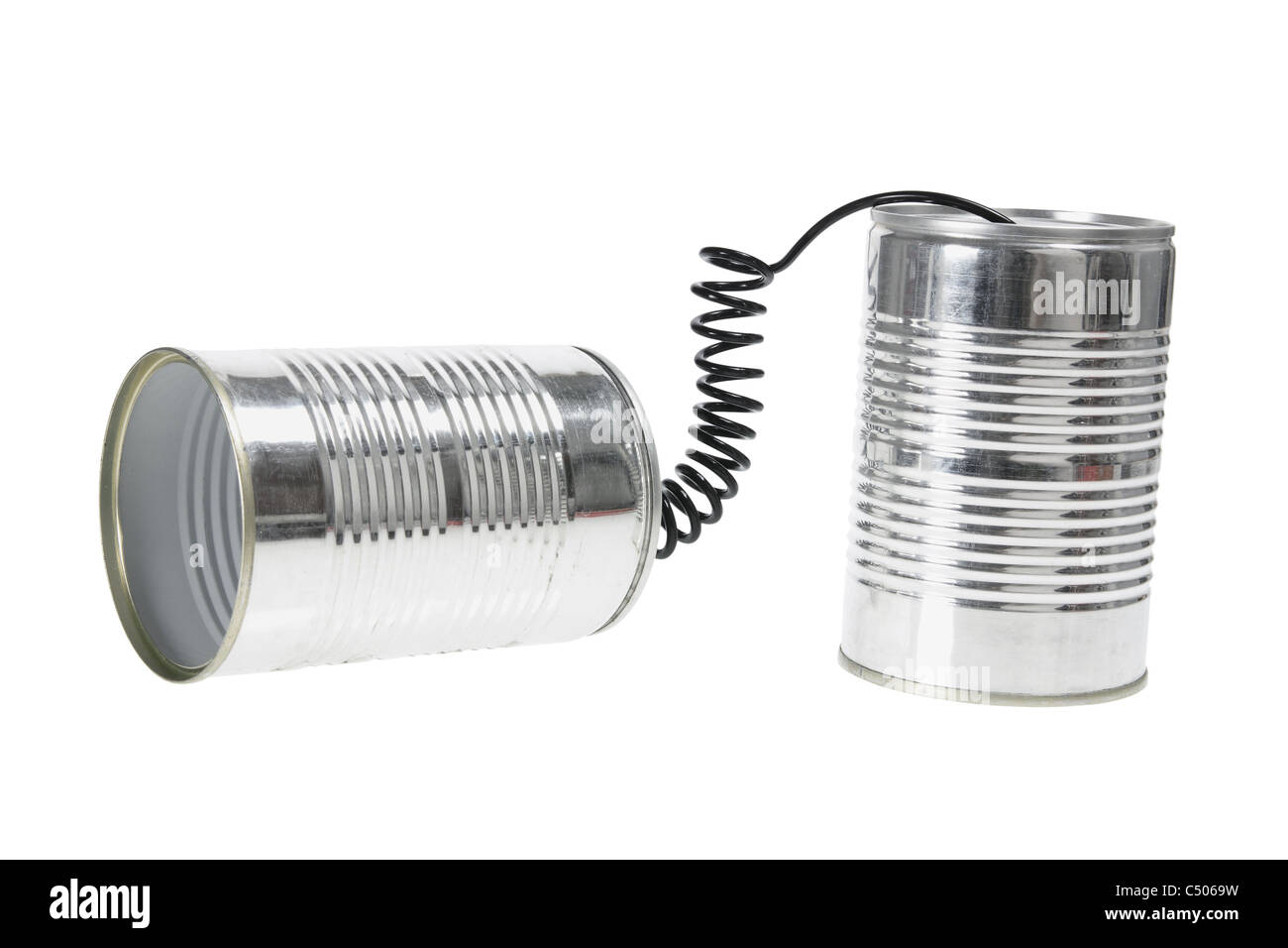 Tin can telephone vintage hi-res stock photography and images - Alamy