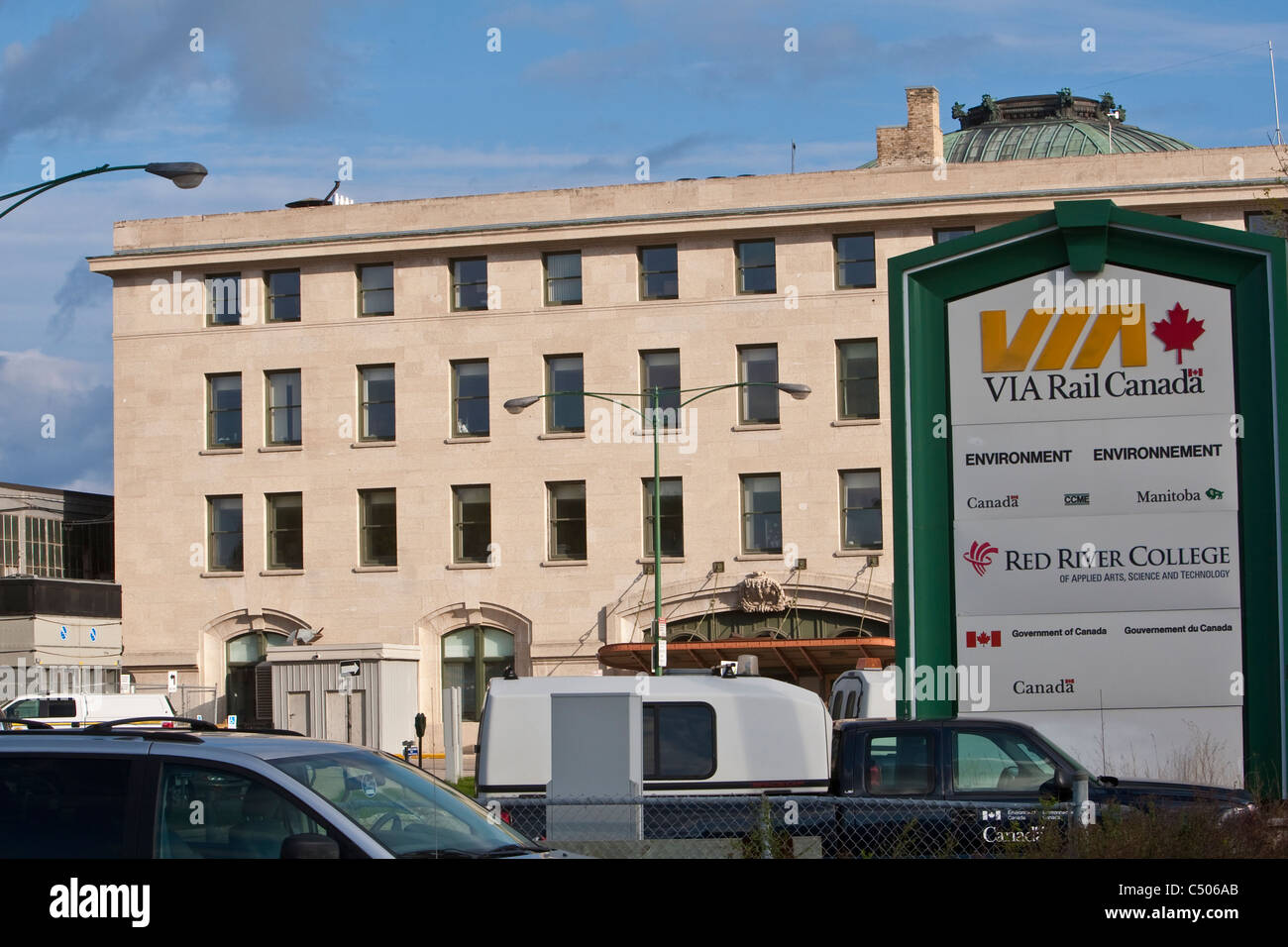 Winnipeg VIA Union Station Stock Photo - Alamy