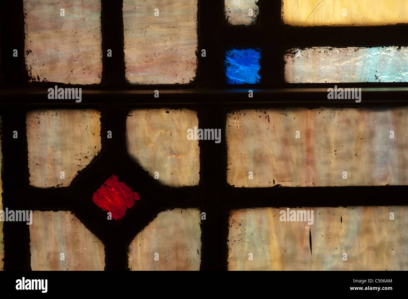 Stained Glass Windows, Close-up Macro Stock Photo - Alamy