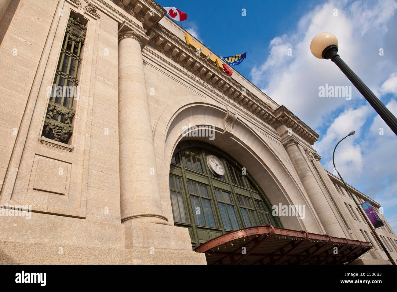 Winnipeg VIA Union Station Stock Photo - Alamy