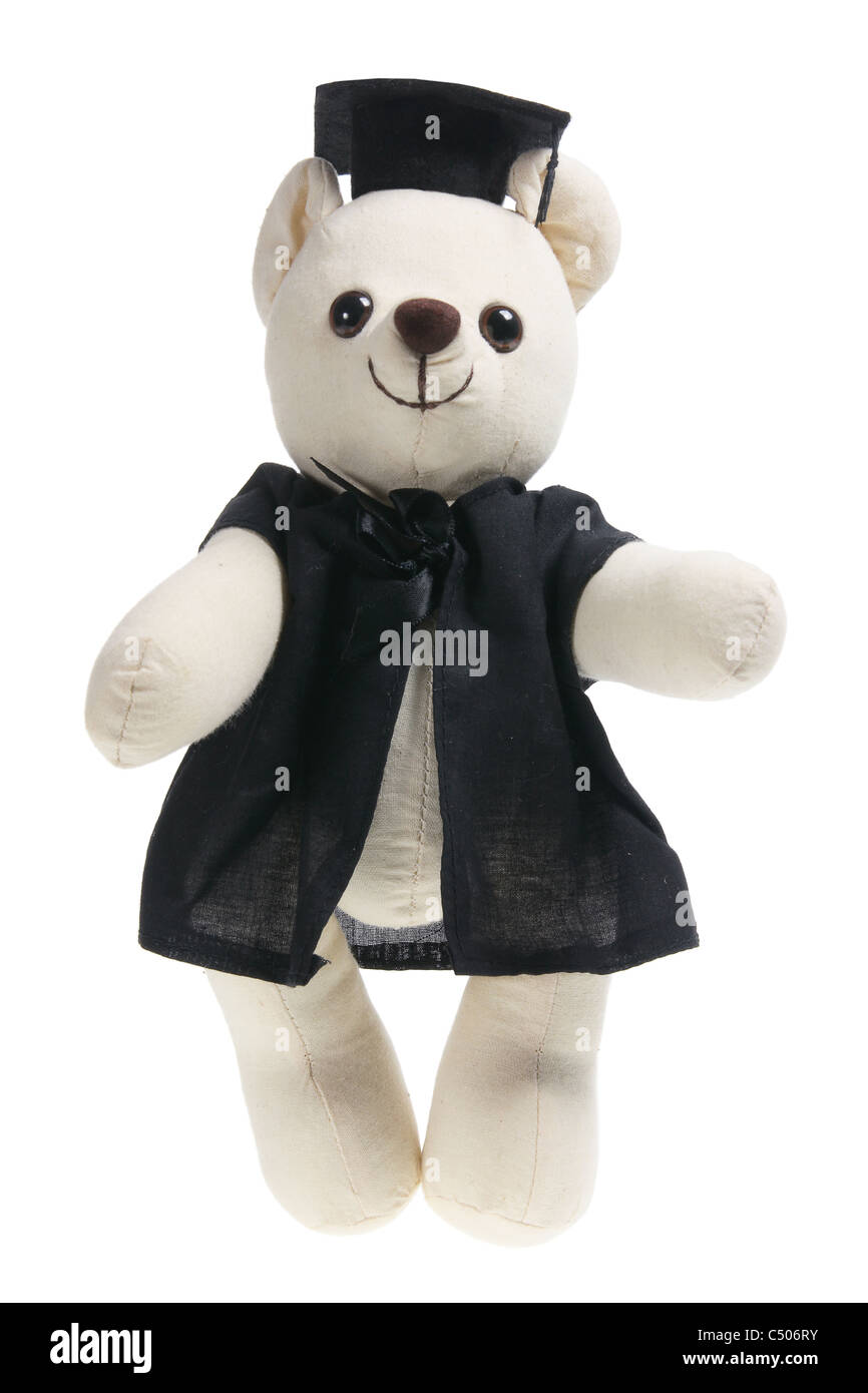 Soft Toy Graduation Bear Stock Photo - Alamy