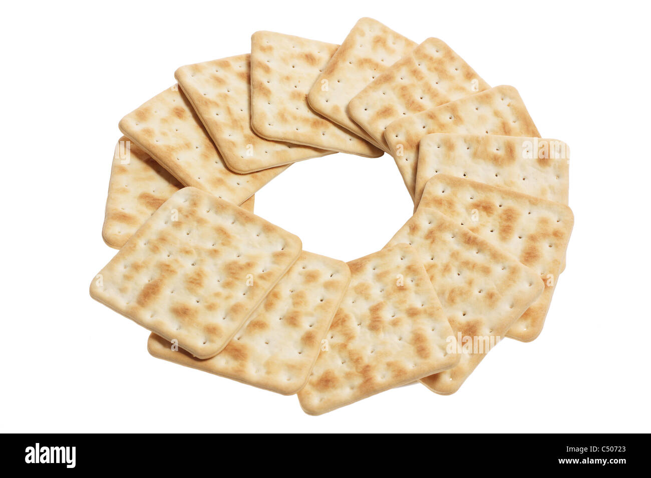 Cracker biscuits Cut Out Stock Images & Pictures - Alamy