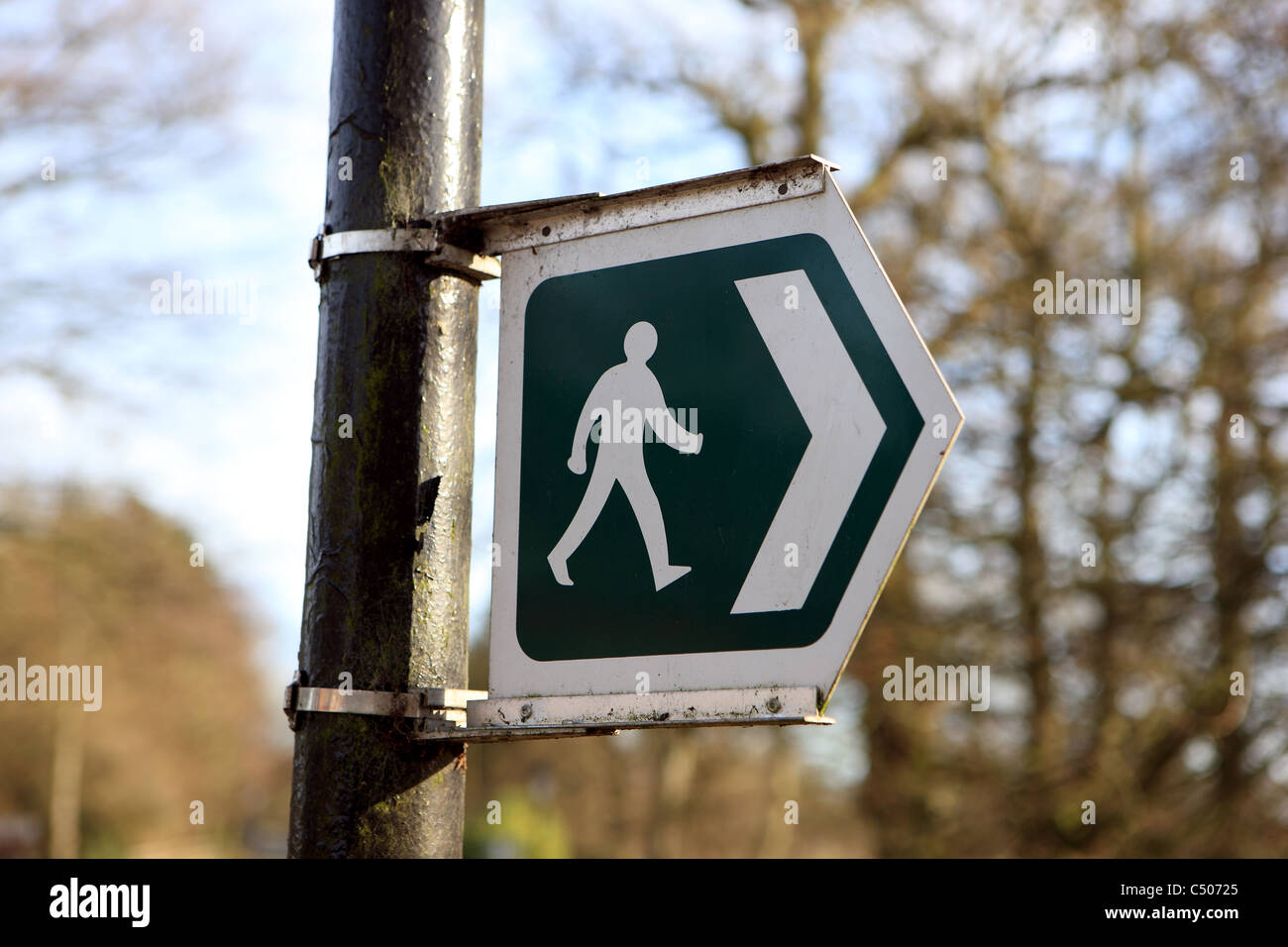 Path walkers sign hi-res stock photography and images - Alamy