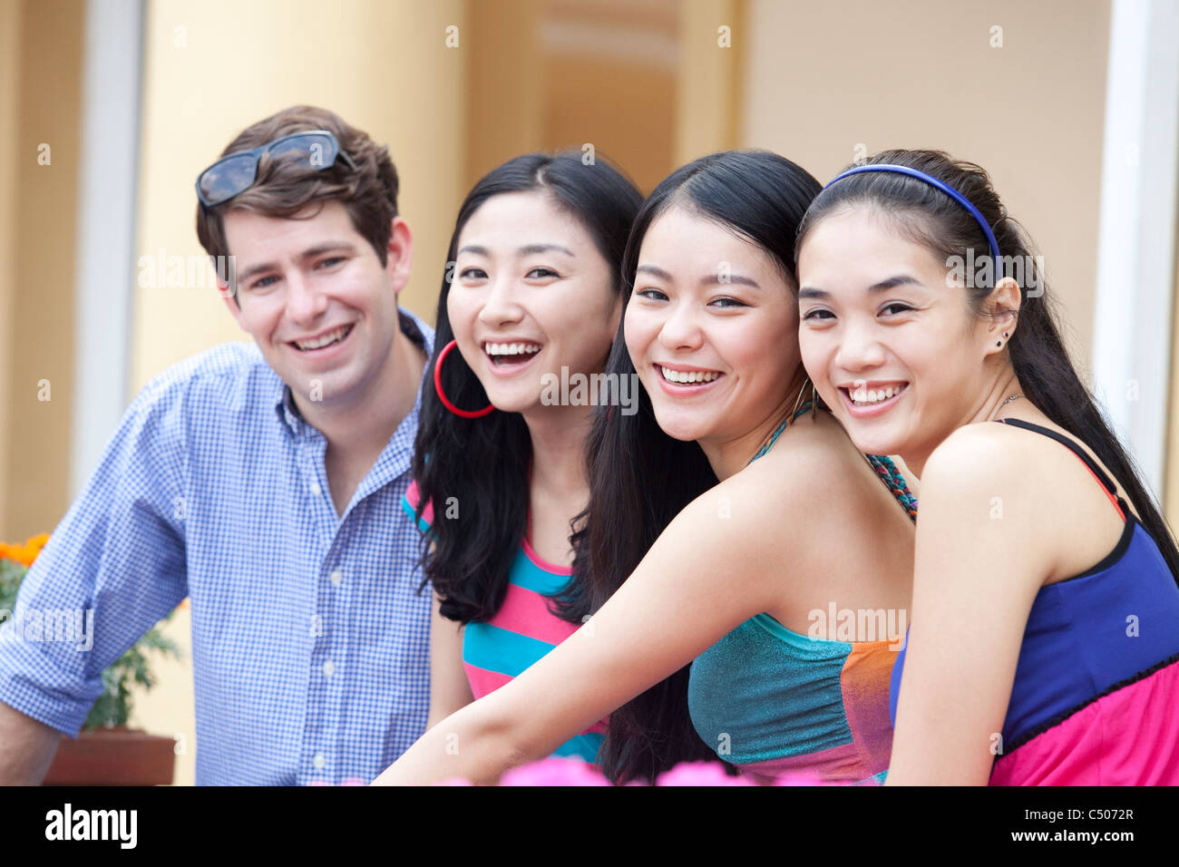 Friends Having Fun Together Stock Photo - Alamy