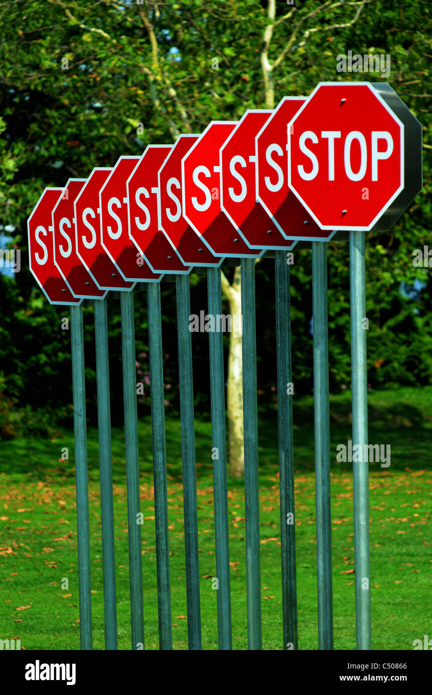 Stop signs hi-res stock photography and images - Alamy