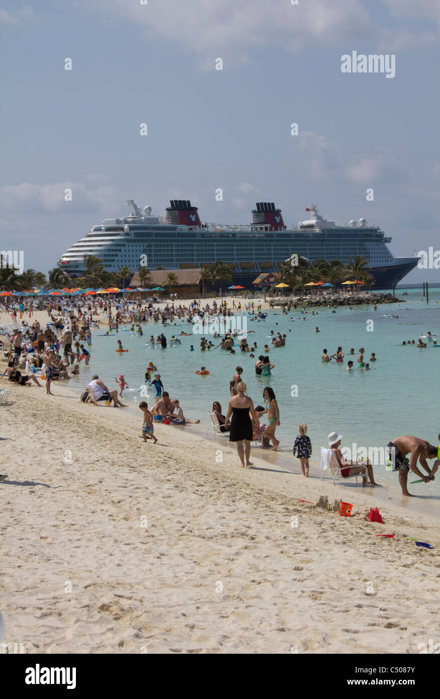 Family beaches on Castaway Cay provide a delightful day of sun, sand ...