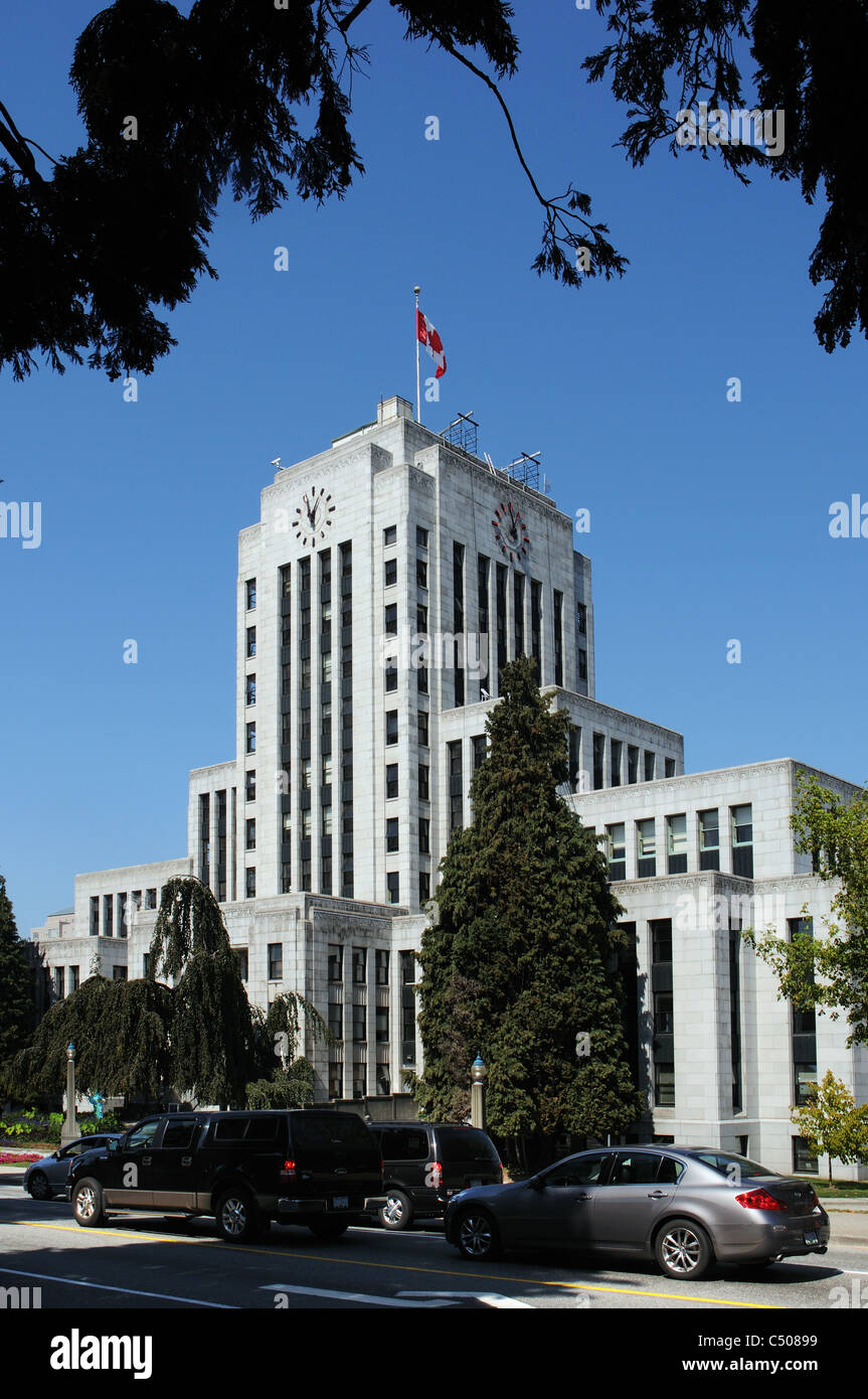 Vancouver City Hall Stock Photo - Alamy
