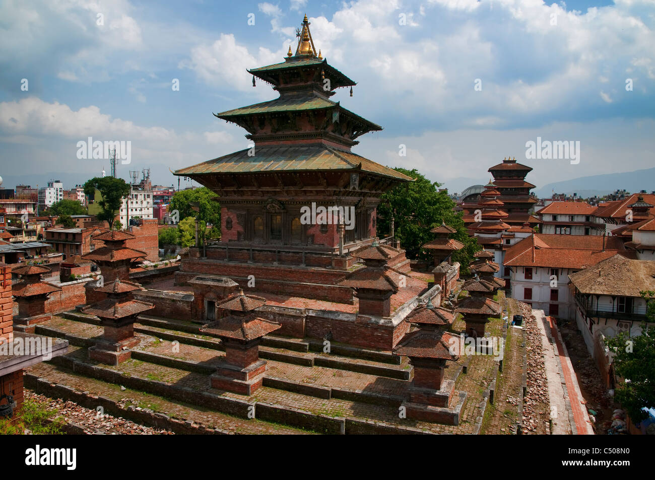 View of Kathmandu Durbar Square Stock Photo - Alamy