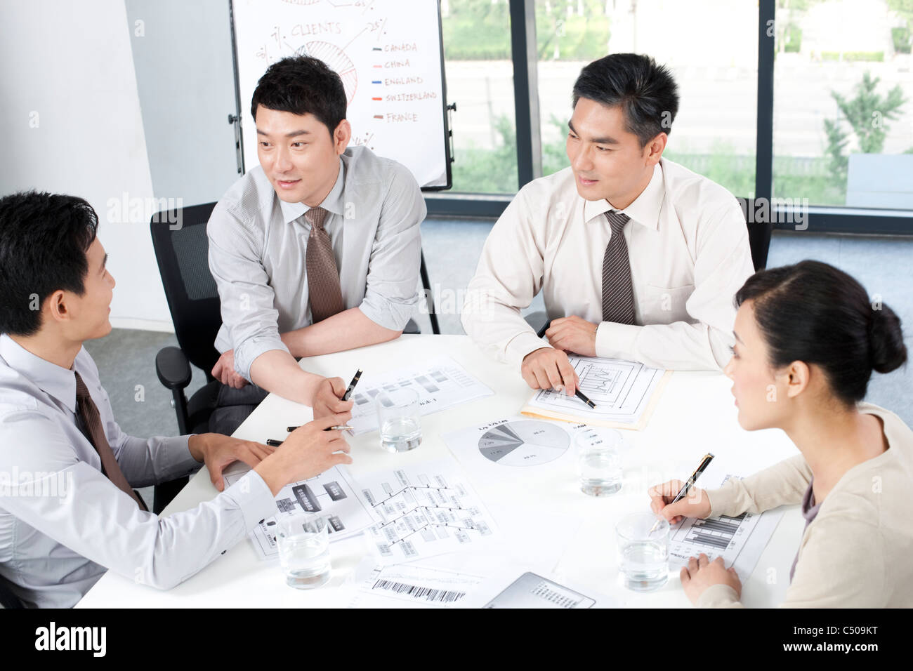 Business Team Brainstorming Stock Photo - Alamy