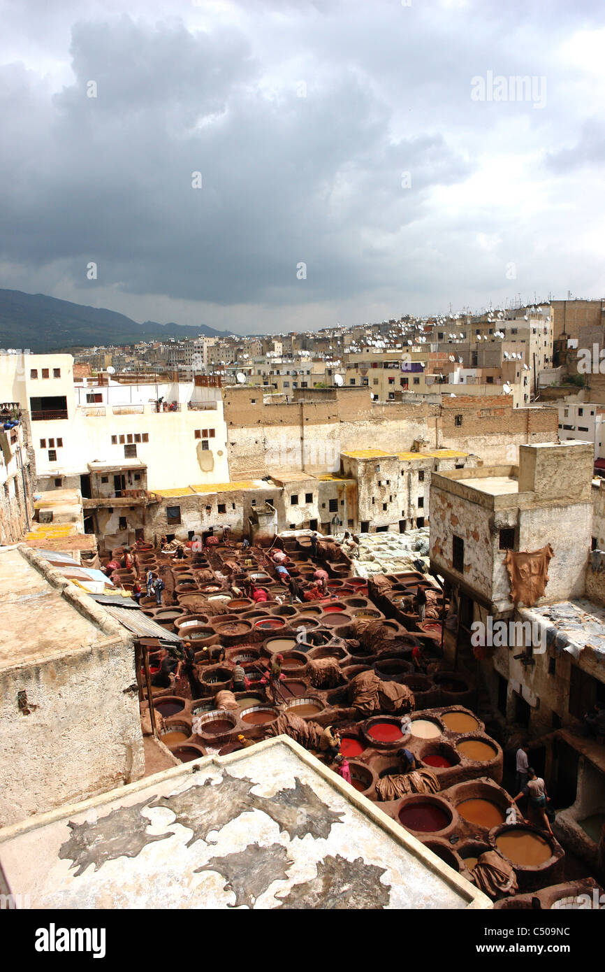 Moroccan Dye Pits High Resolution Stock Photography and Images - Alamy