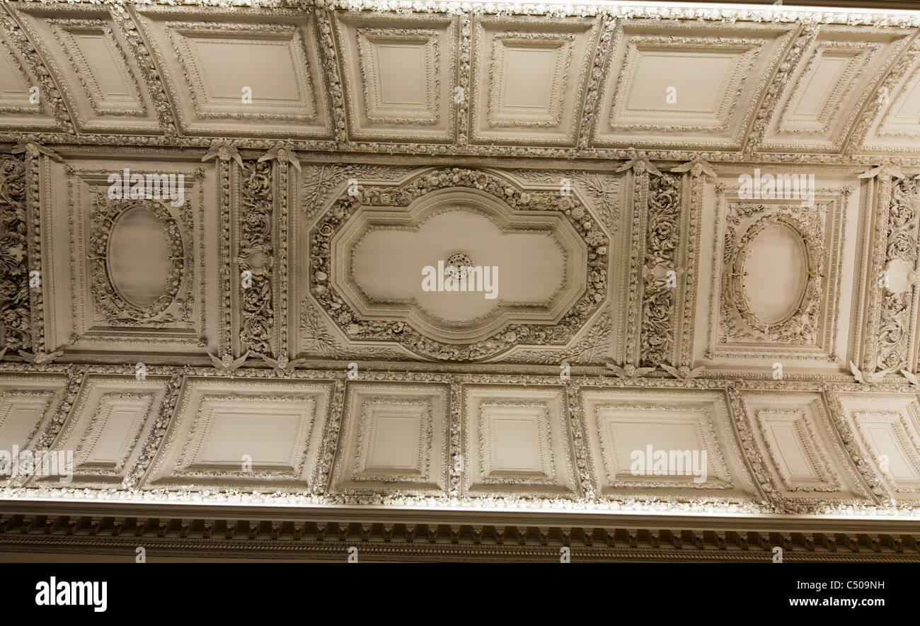 The ceiling of the chapel, Royal Hospital Kilmainham, Dublin, Ireland ...